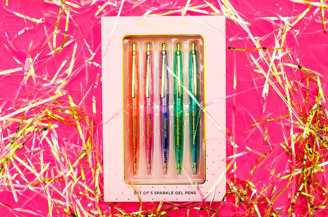 SPARKLE GEL PEN SET– SHOPGIRLS